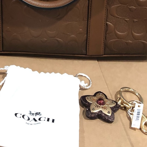 Coach | Accessories | Coach Flower Keychain | Poshmark